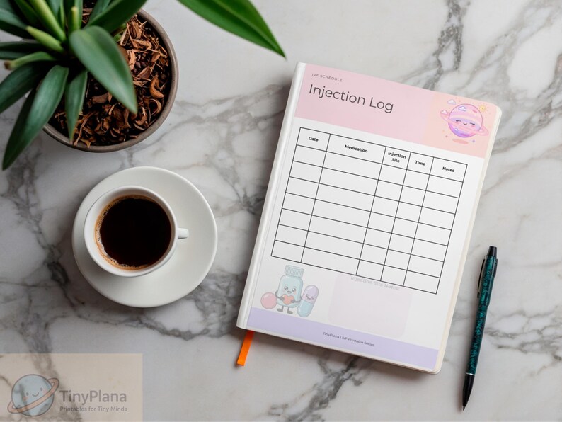 IVF Injection Tracker | Medication Log, Shot Schedule (digital and ...