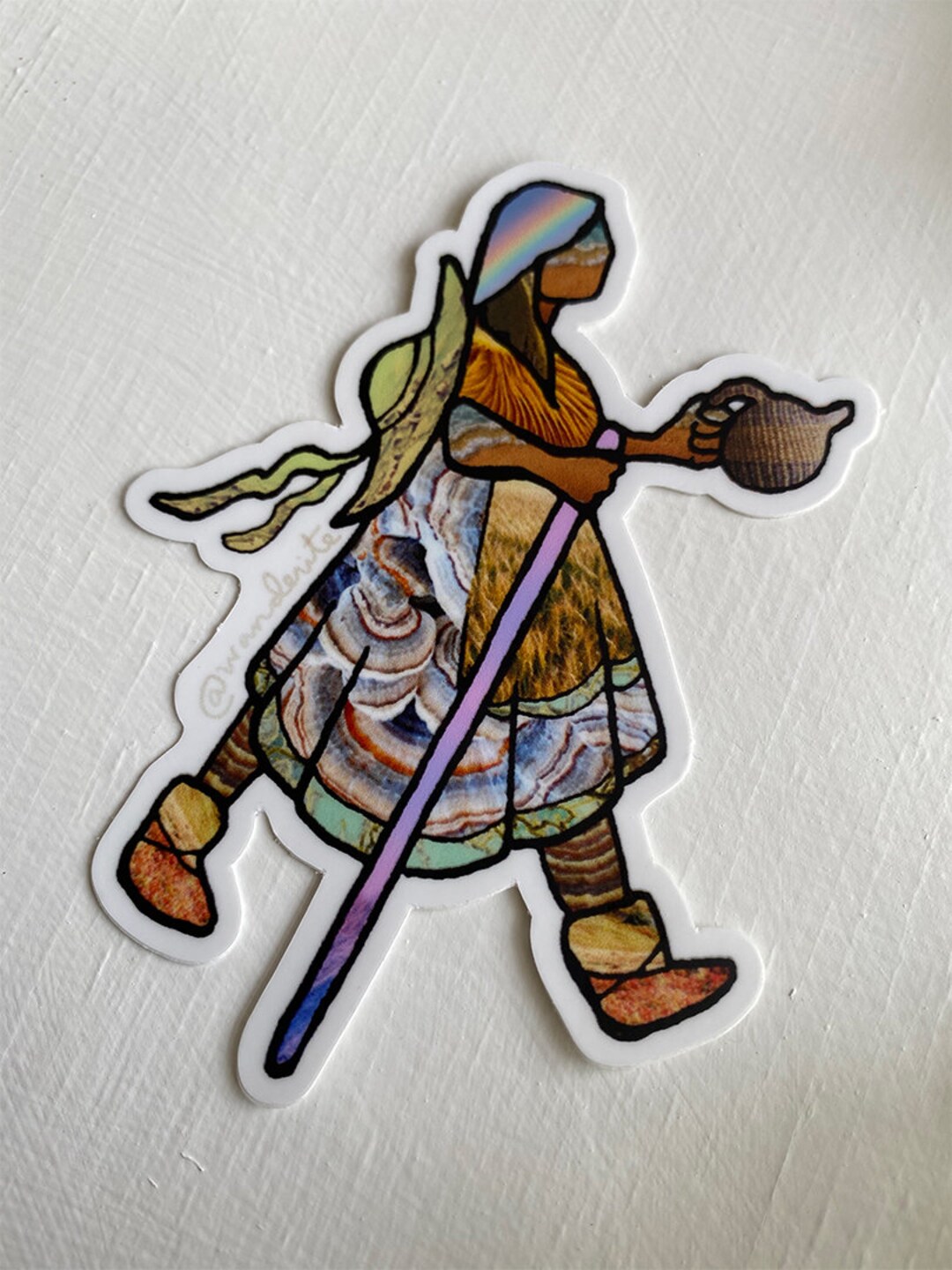 Earth Wanderer Sticker - Etsy