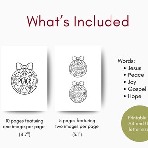 Christmas Coloring Ornaments – Printable Kids & Adults Coloring Pages ...