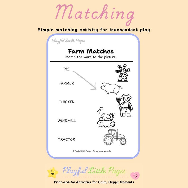 Farm Activity Pack for Kids | Printable Farm Activities | Ages 5-7 ...