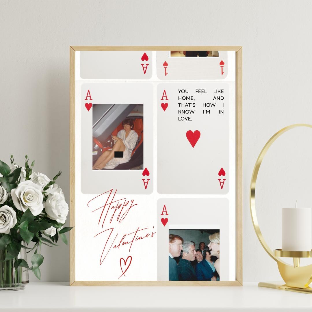 Custom Playing Cards Wall Art Printable | Personalized Lucky Card Gift ...
