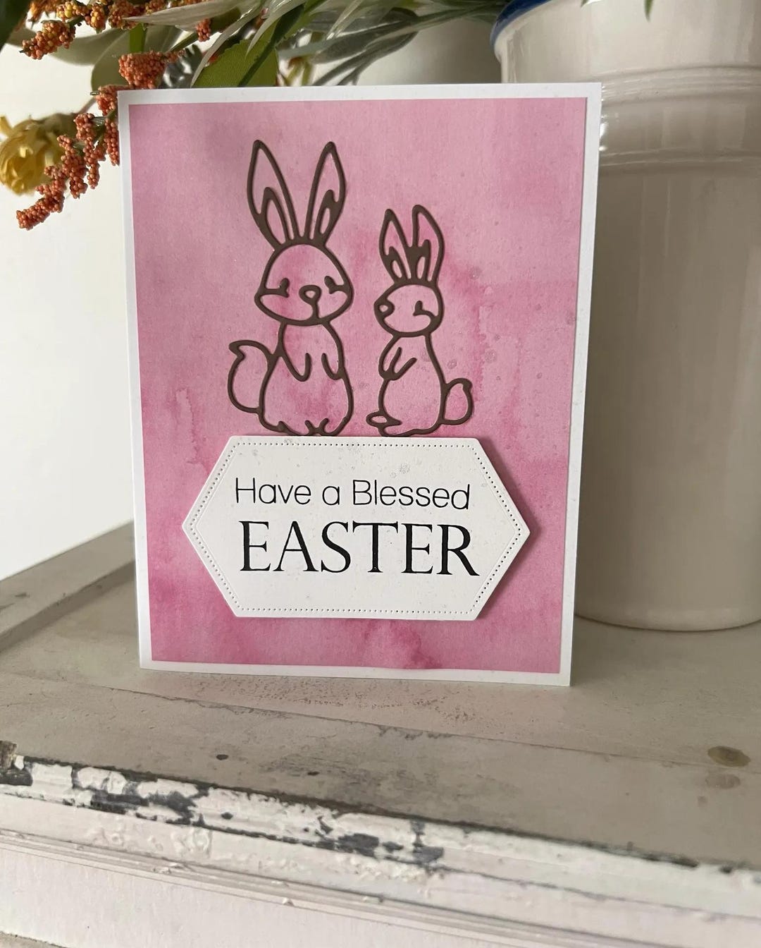 Have a Blessed Easter; Easter Greeting Card; Easter Bunny Card; Easter Card - Etsy