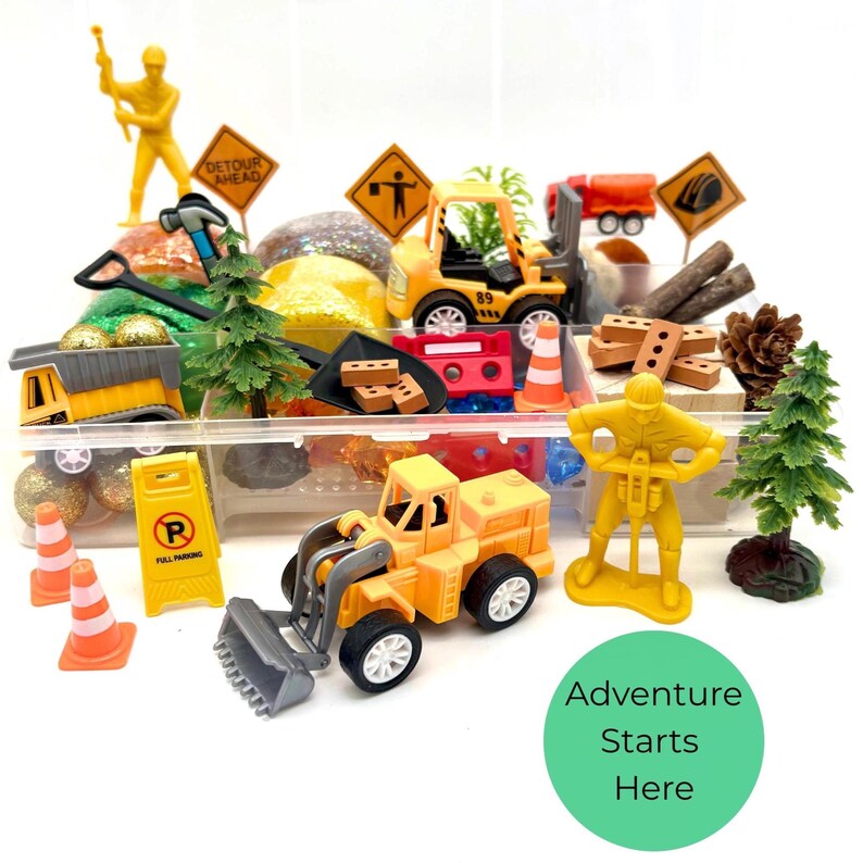 Construction Sensory Play Dough Kit Toddler Present Kid Gift Unique ...