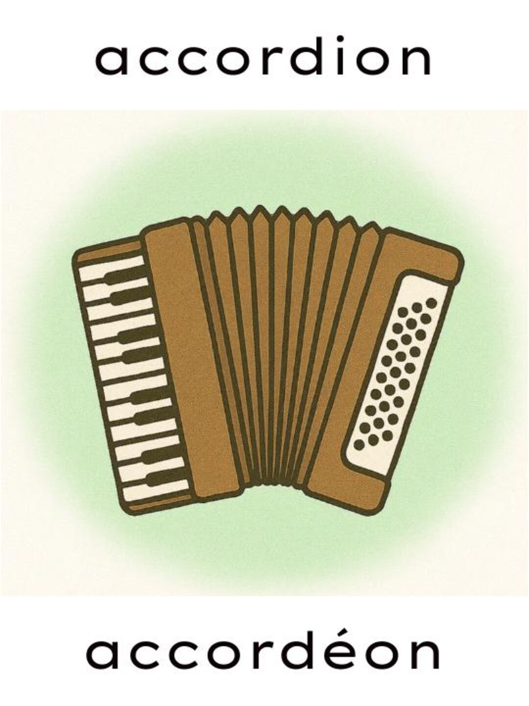 Musical Instruments Flashcards for Kids – Educational Learning Cards ...