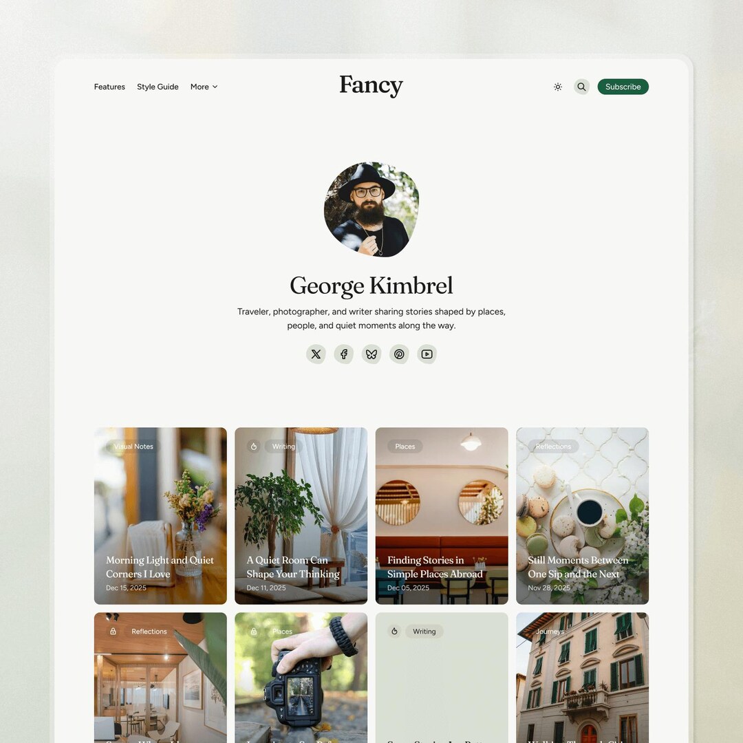 Fancy Ghost Theme: A Elegant Ghost Theme Crafted for Writers, Travelers ...