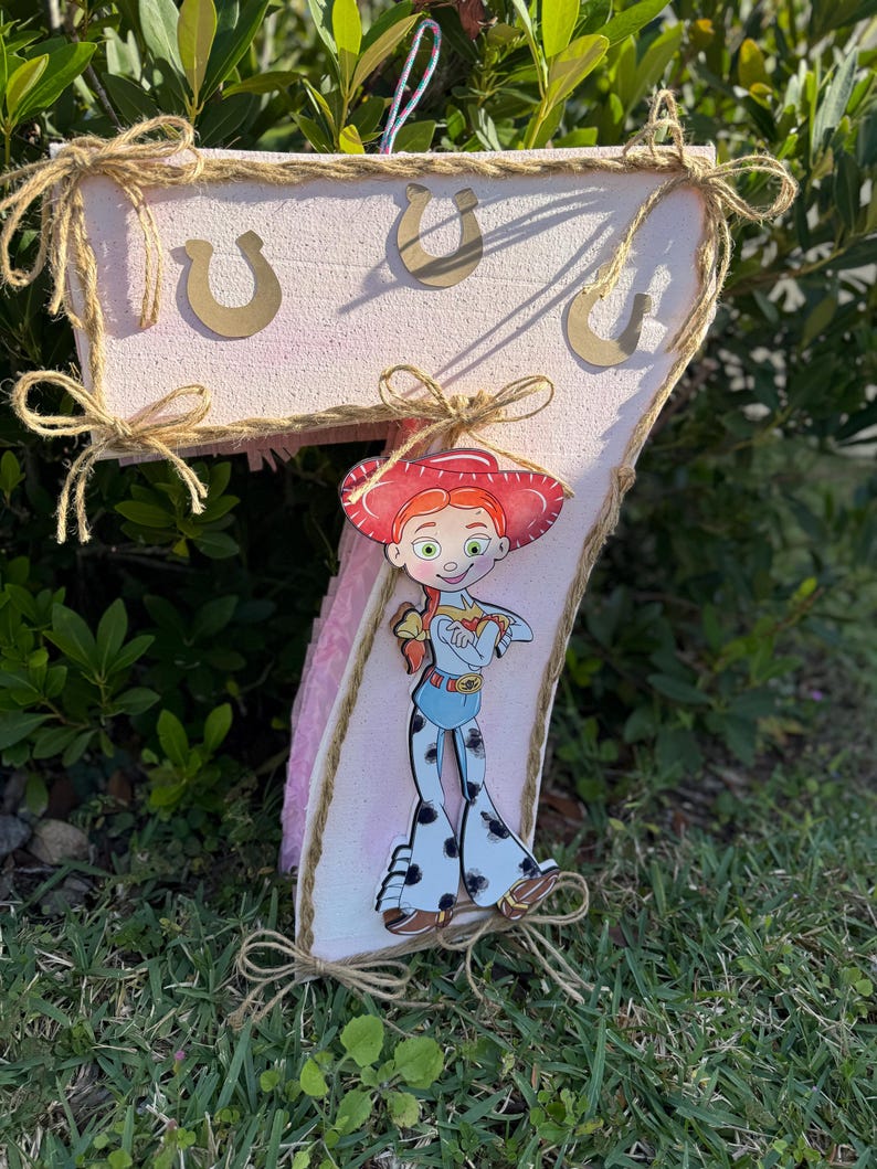 Jessie & Bullseye Piñata — Handmade | Toy Story Cowgirl Birthday ...