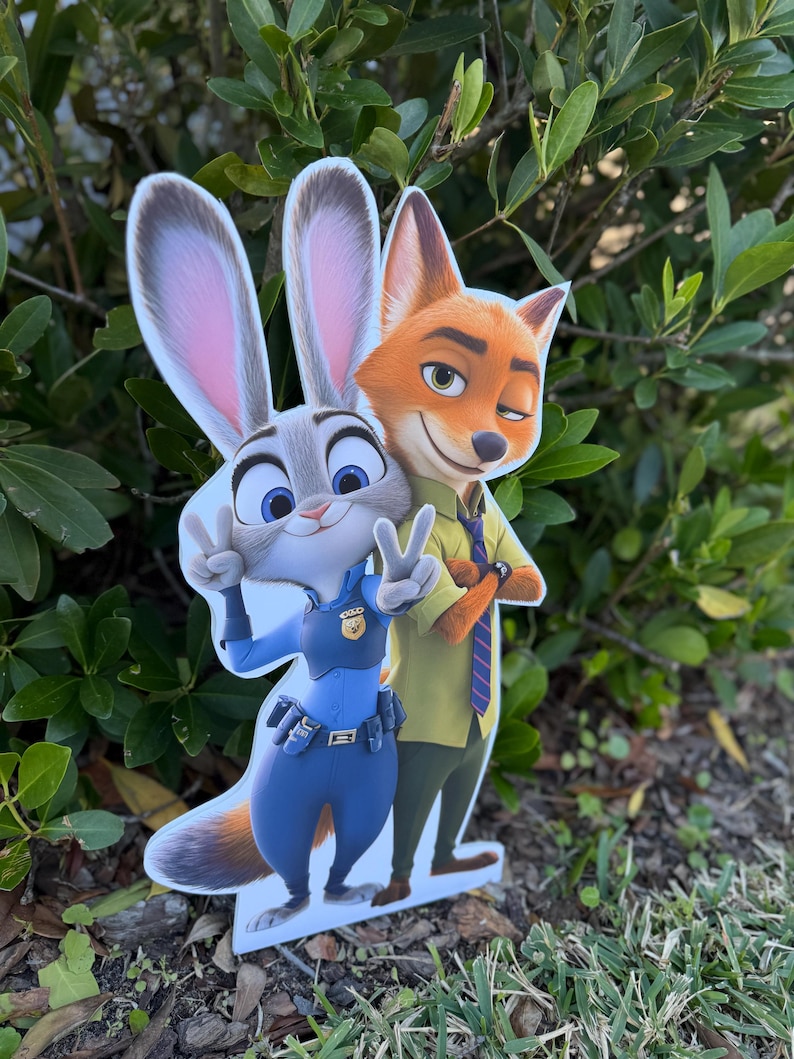Zootopia Party Prop – Foam Board Cutout, Birthday Photo Booth - Etsy