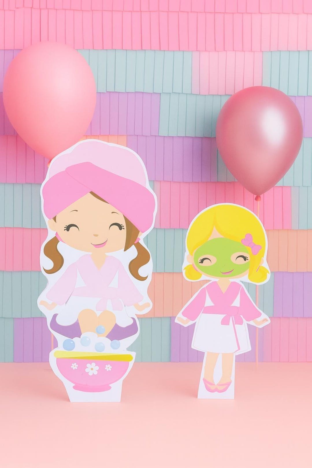 Glam/spa Cutout, Spa Party Decor for Girls ,spa Birthday Cutout, Salon ...