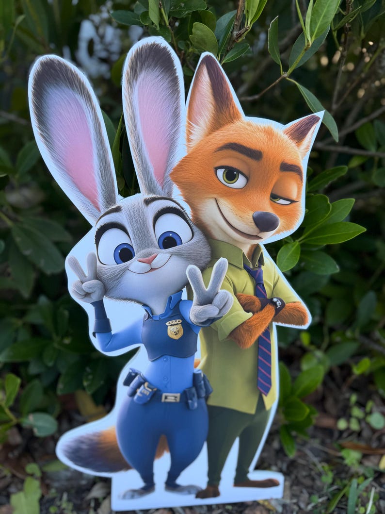 Zootopia Party Prop – Foam Board Cutout, Birthday Photo Booth - Etsy
