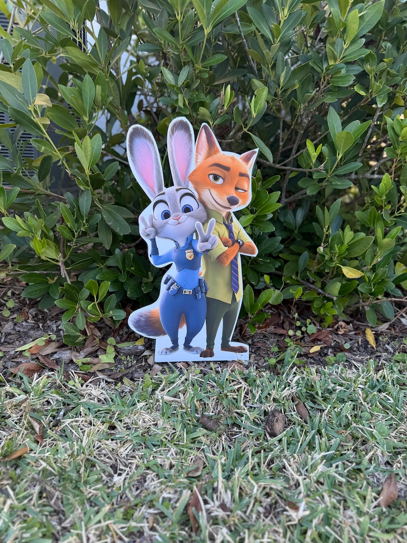Zootopia Party Prop – Foam Board Cutout, Birthday Photo Booth - Etsy