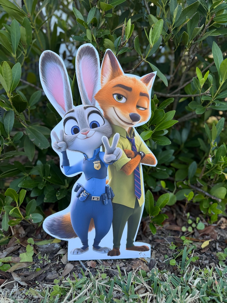 Zootopia Party Prop – Foam Board Cutout, Birthday Photo Booth - Etsy