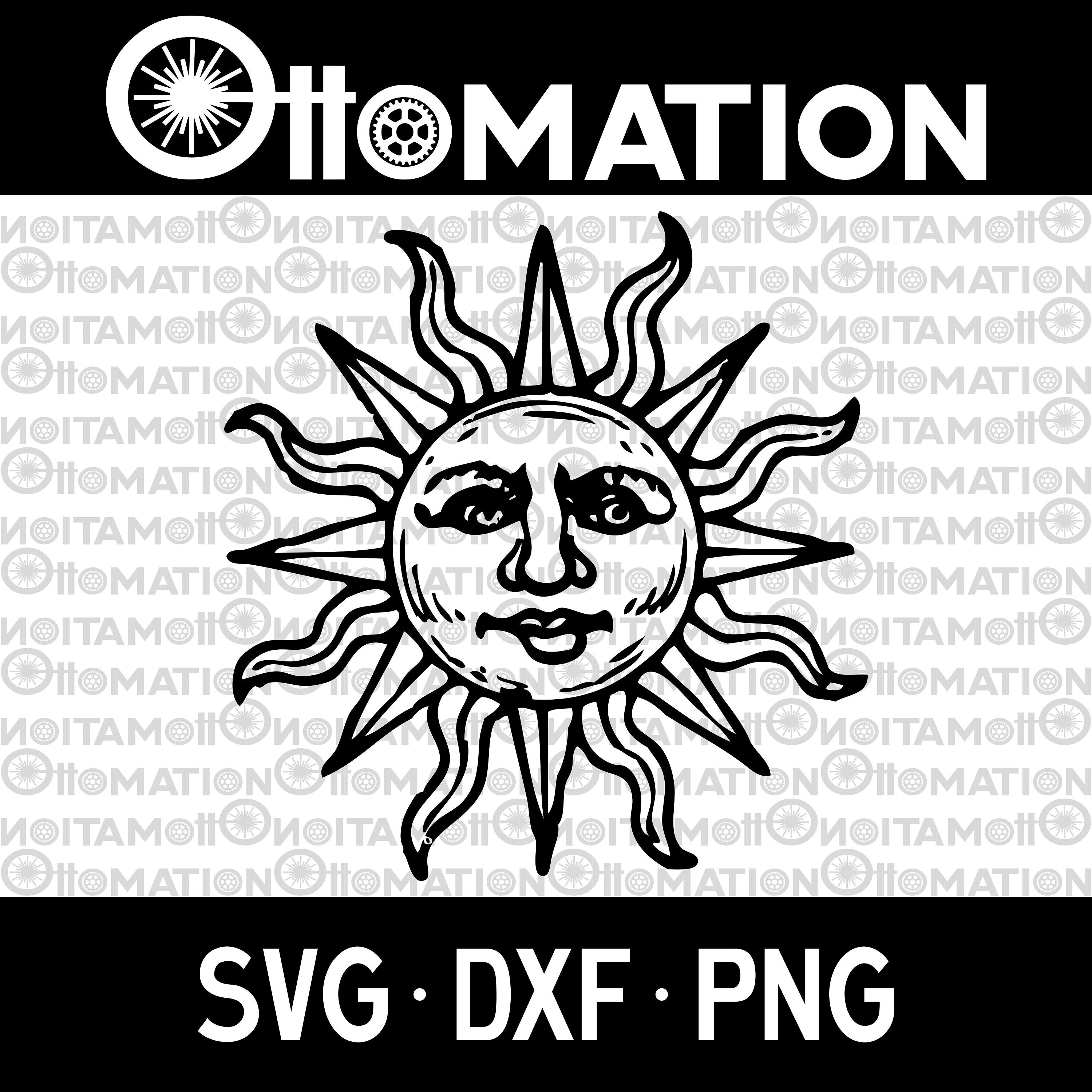 Sun SVG/DXF/PNG Instant Digital Download for Silhouette & - Etsy