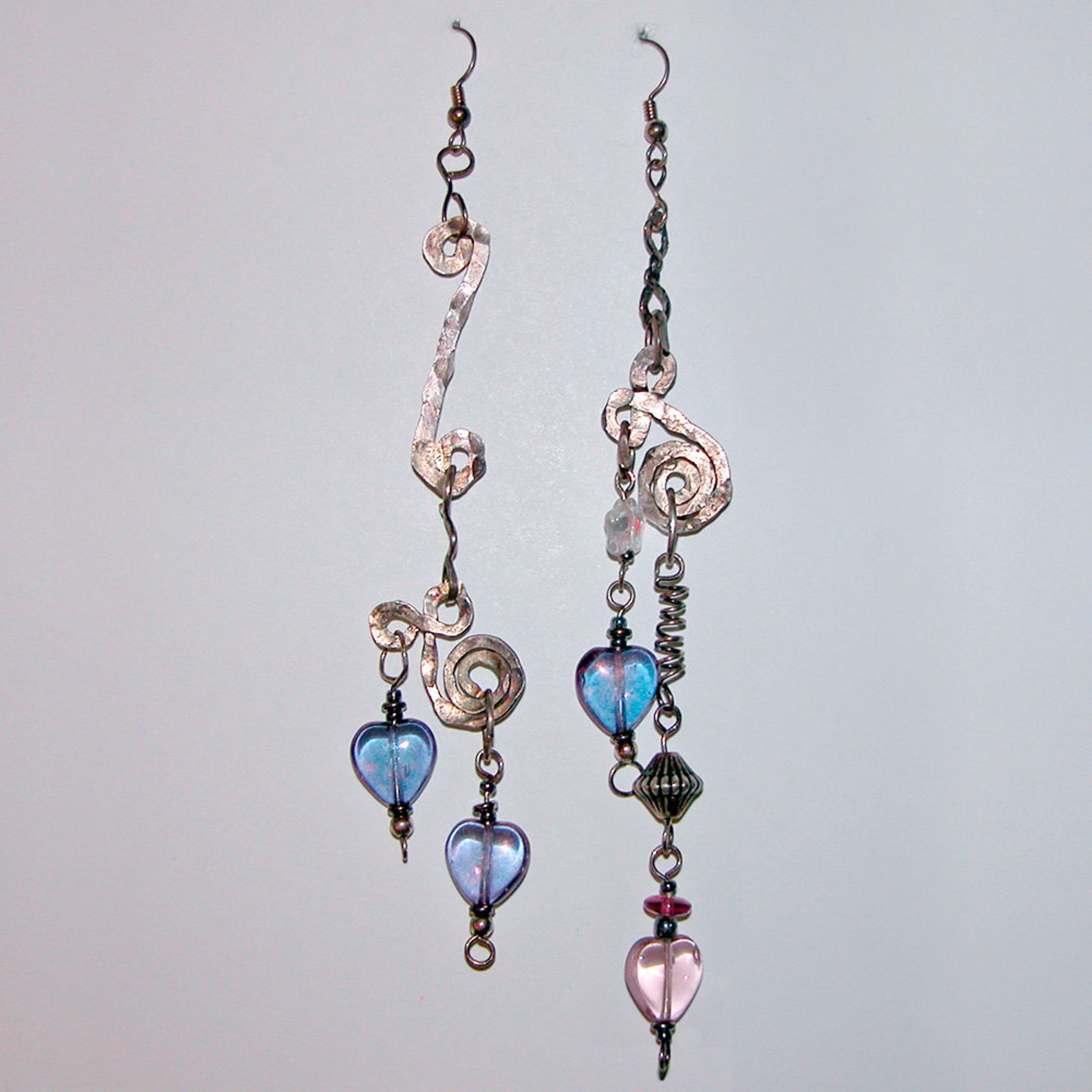 Sterling and Silverplate Shoulder Duster Chandelier Earrings - Etsy