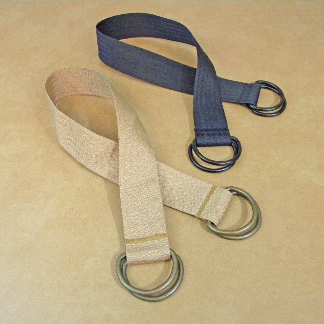 Furoshiki Bag Strap With D Rings, Black, White or Tan, Heavy Dacron ...