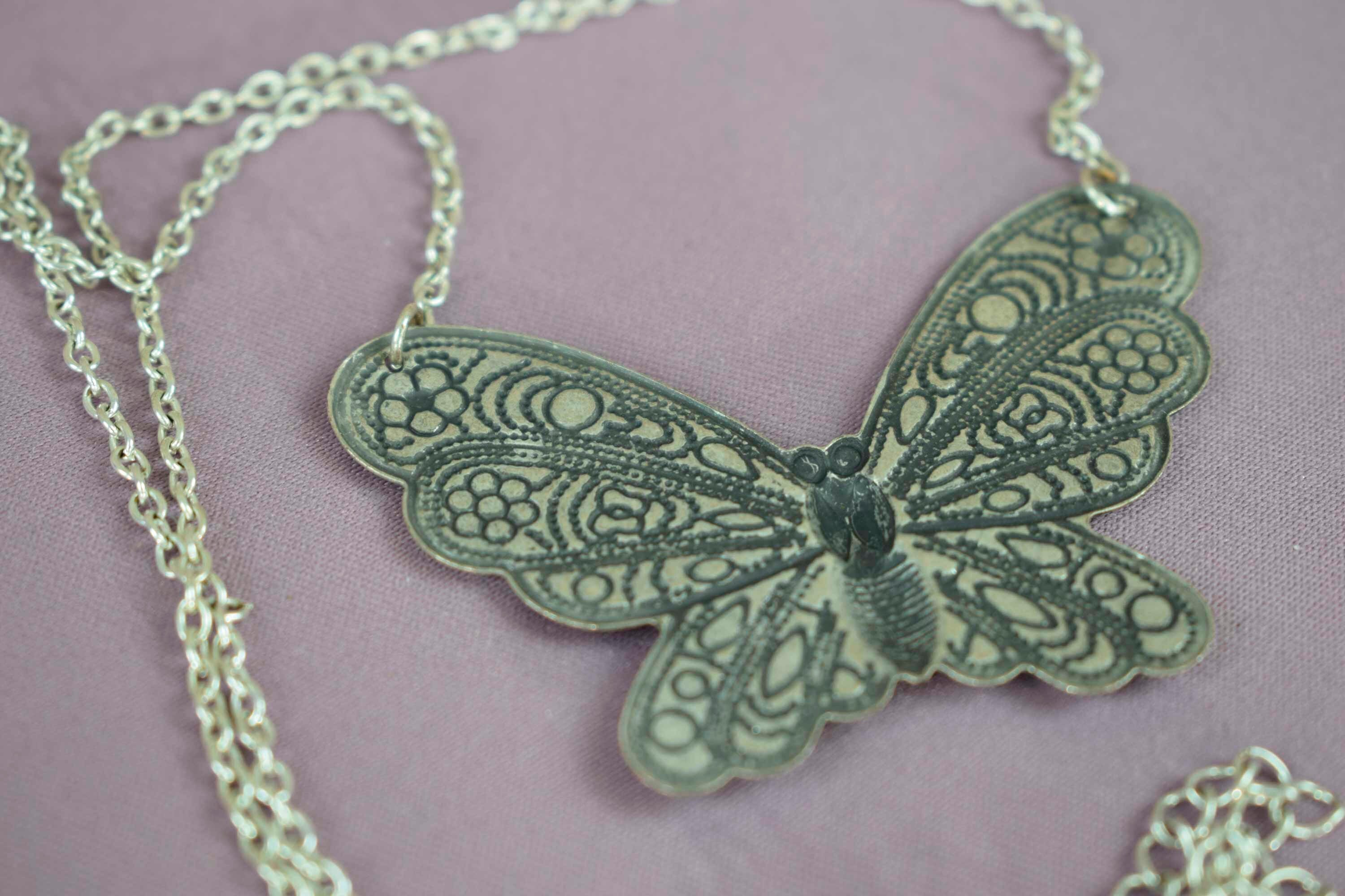 Butterfly Necklace - Etsy