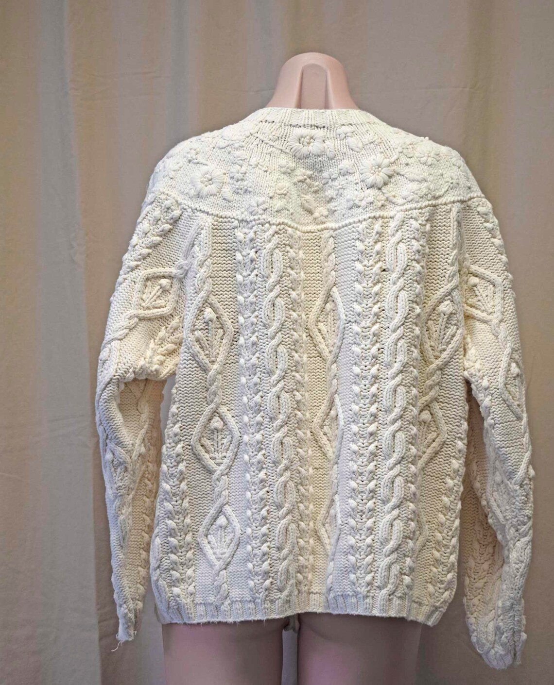 Natural Cotton String Sweater From GAP, Unixex, Heavy Weight, Handmade ...