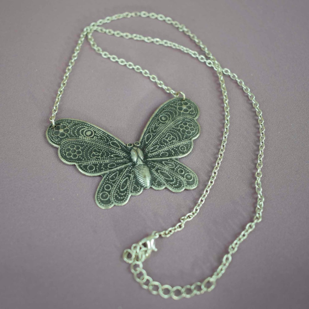 Butterfly Necklace - Etsy