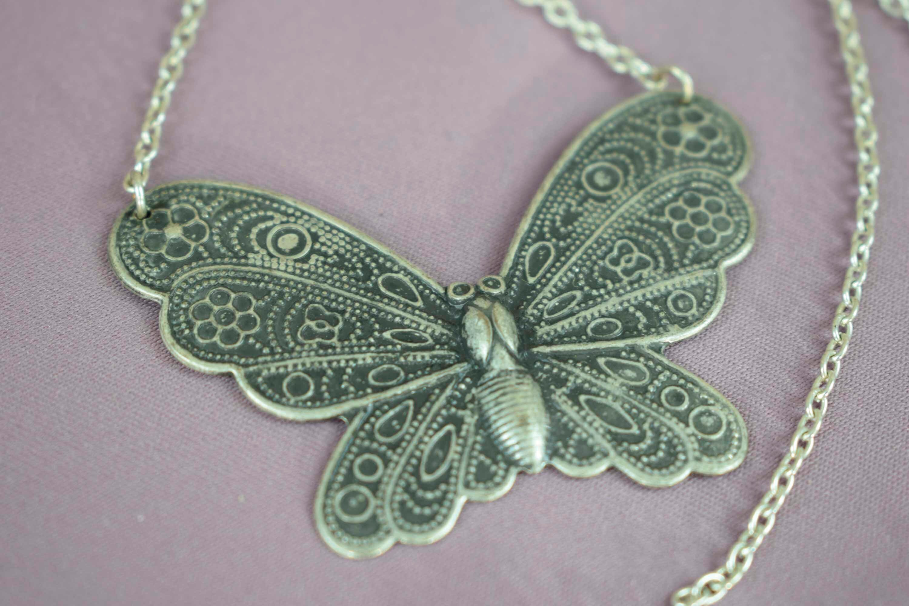 Butterfly Necklace - Etsy