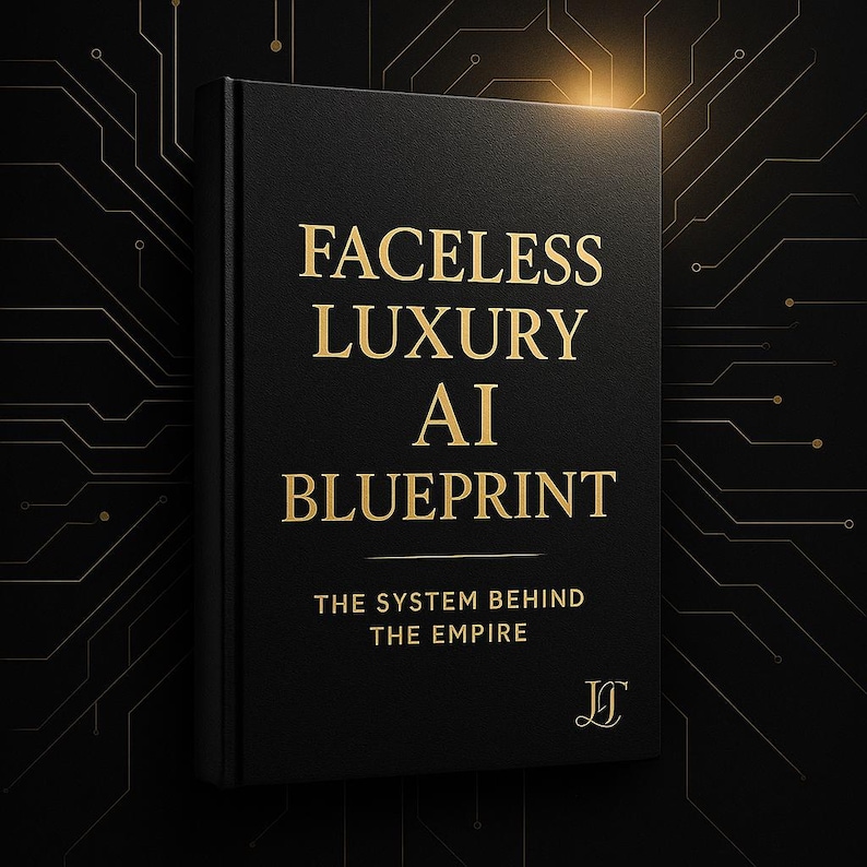 Faceless Luxury AI Blueprint: Tiktok Growth Guide (PDF) - Etsy