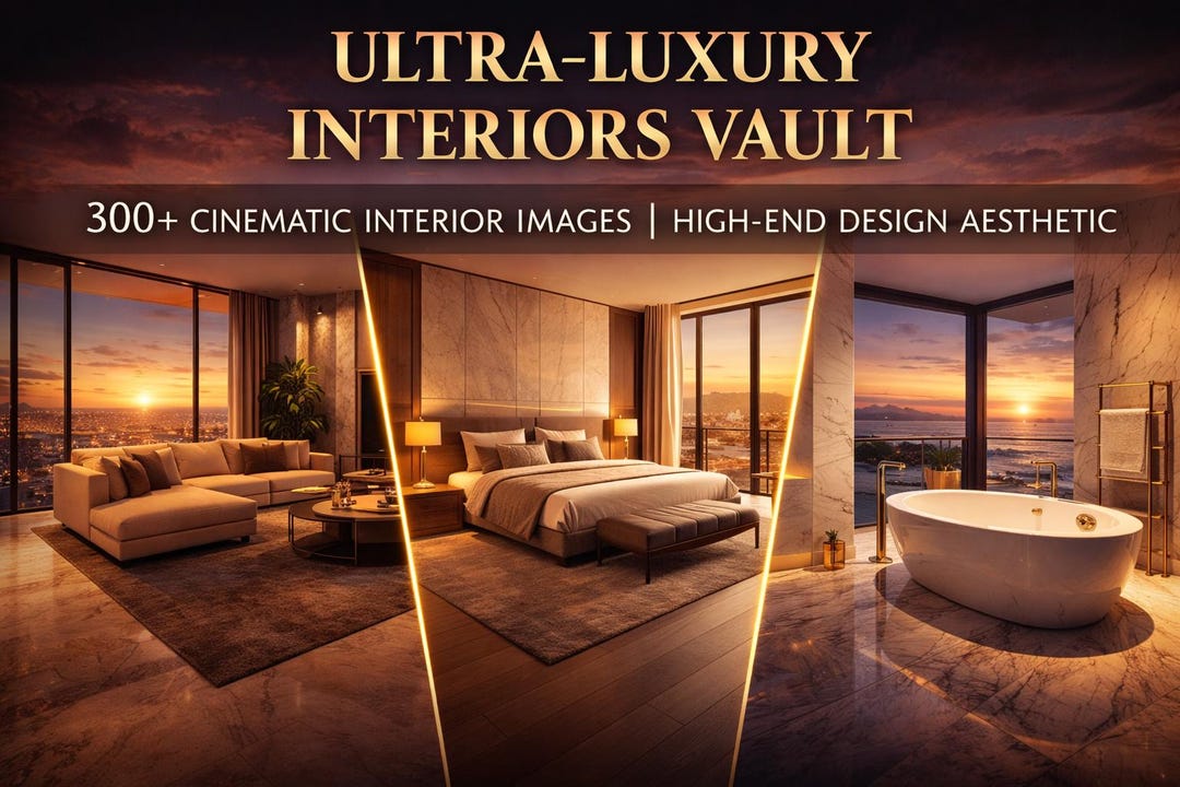 Ultra-luxury Interiors Vault – 300+ Cinematic Interior Images | High ...