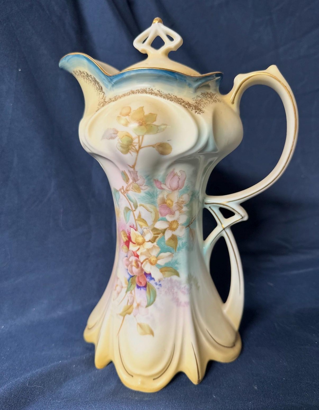 Victorian Prussia Chocolate Tea Set - Etsy