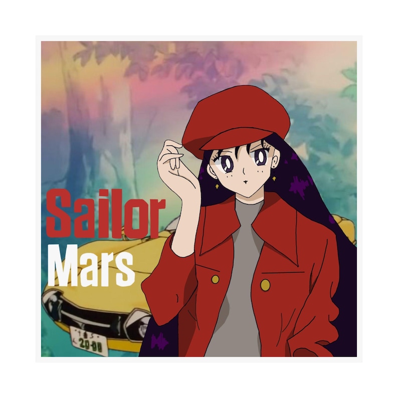Mars Anime Album Cover Satin Print - Etsy