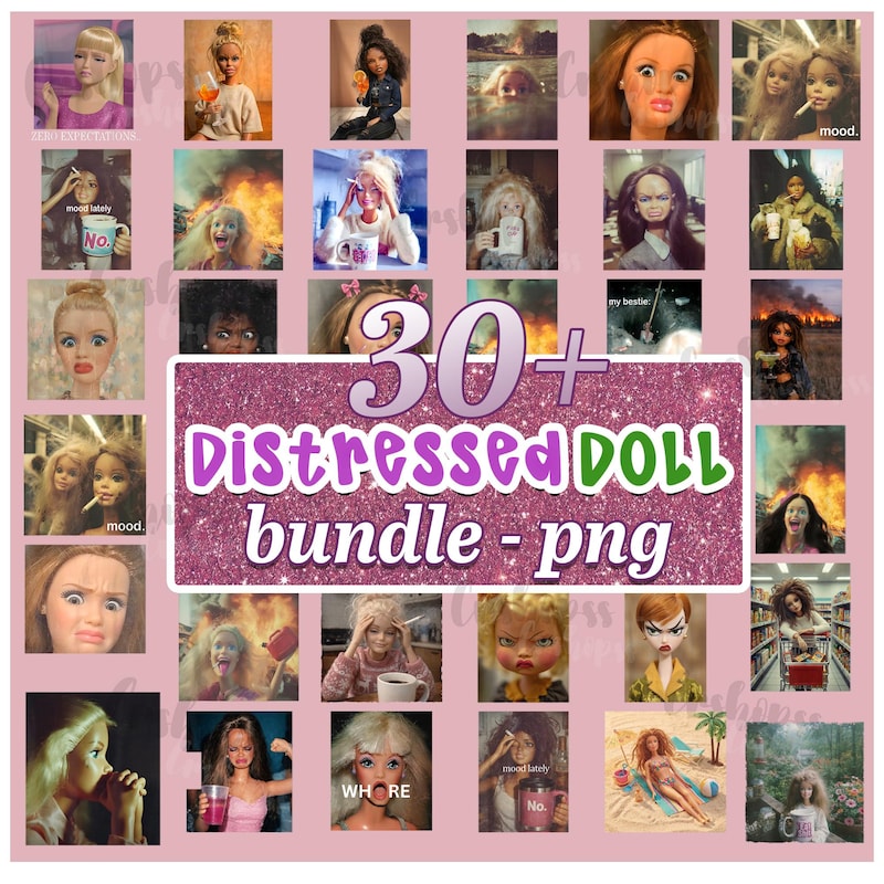 Disgusted Barbie Face Png - Etsy