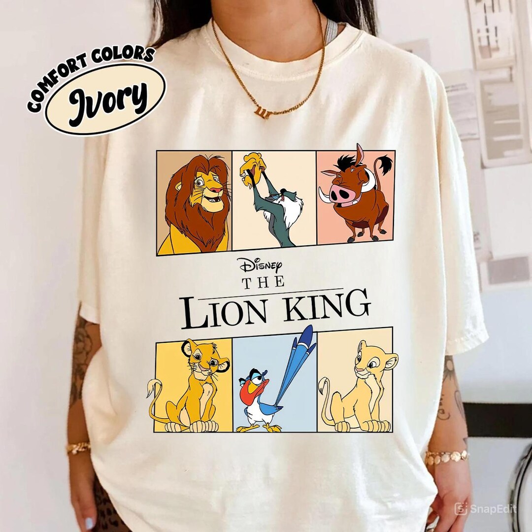 Retro Lion King Bundle: Family Vacation Svg, Png, Pdf, Ai, Dxf Files - Etsy