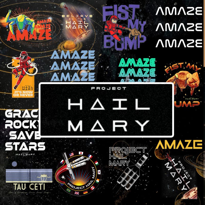 Project Hail Mary Graphic - Etsy UK
