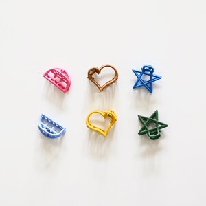 Colorful Mini Hair Claw Clips, Playful Hair Accessories, Set of 6 - Etsy