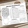 Baby Shower Printable Placemat Activity, Baby Shower Placemat ...