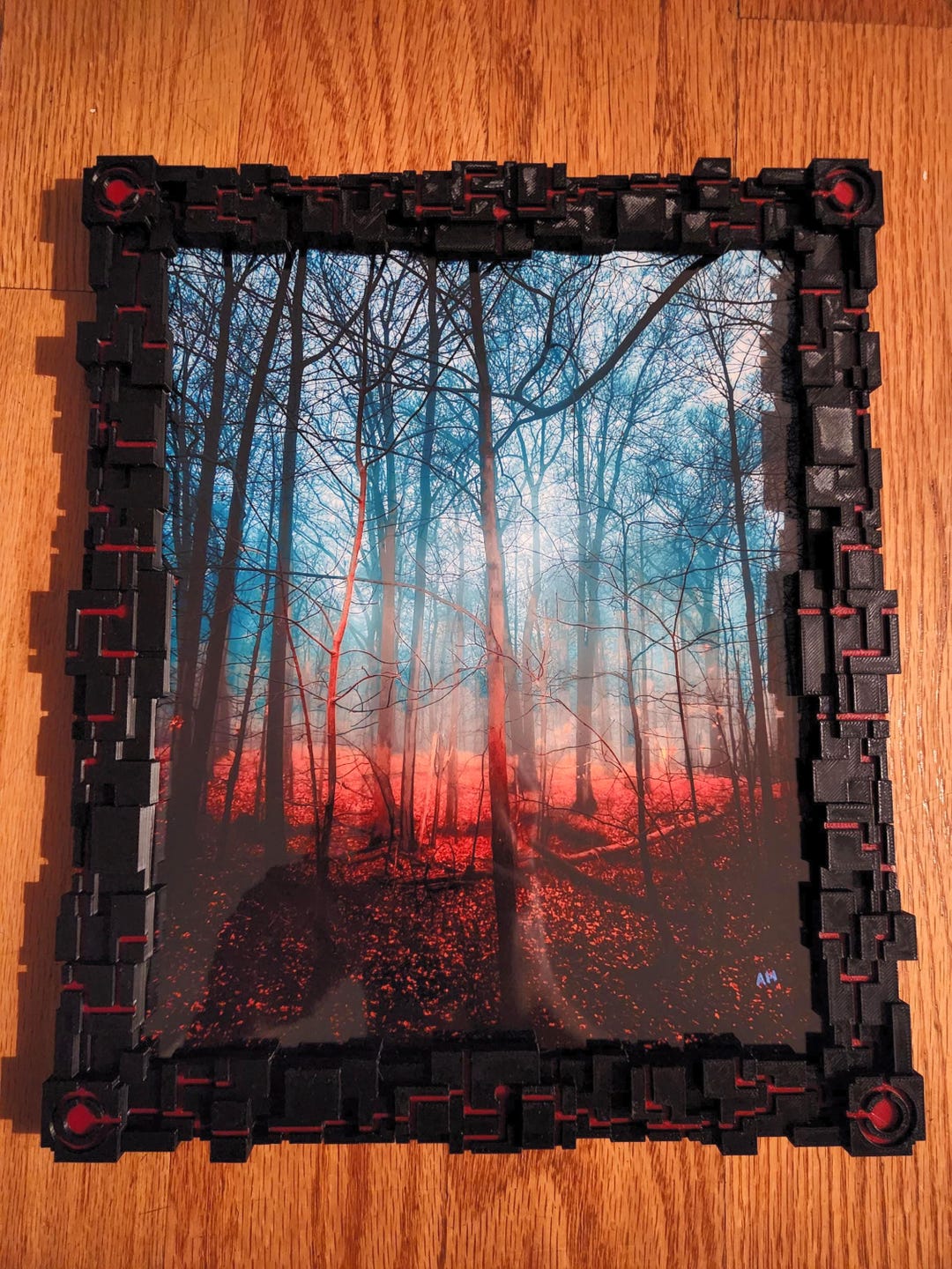 Geoframe - 8x10" Cyberpunk Style Futuristic Picture Frame - Etsy
