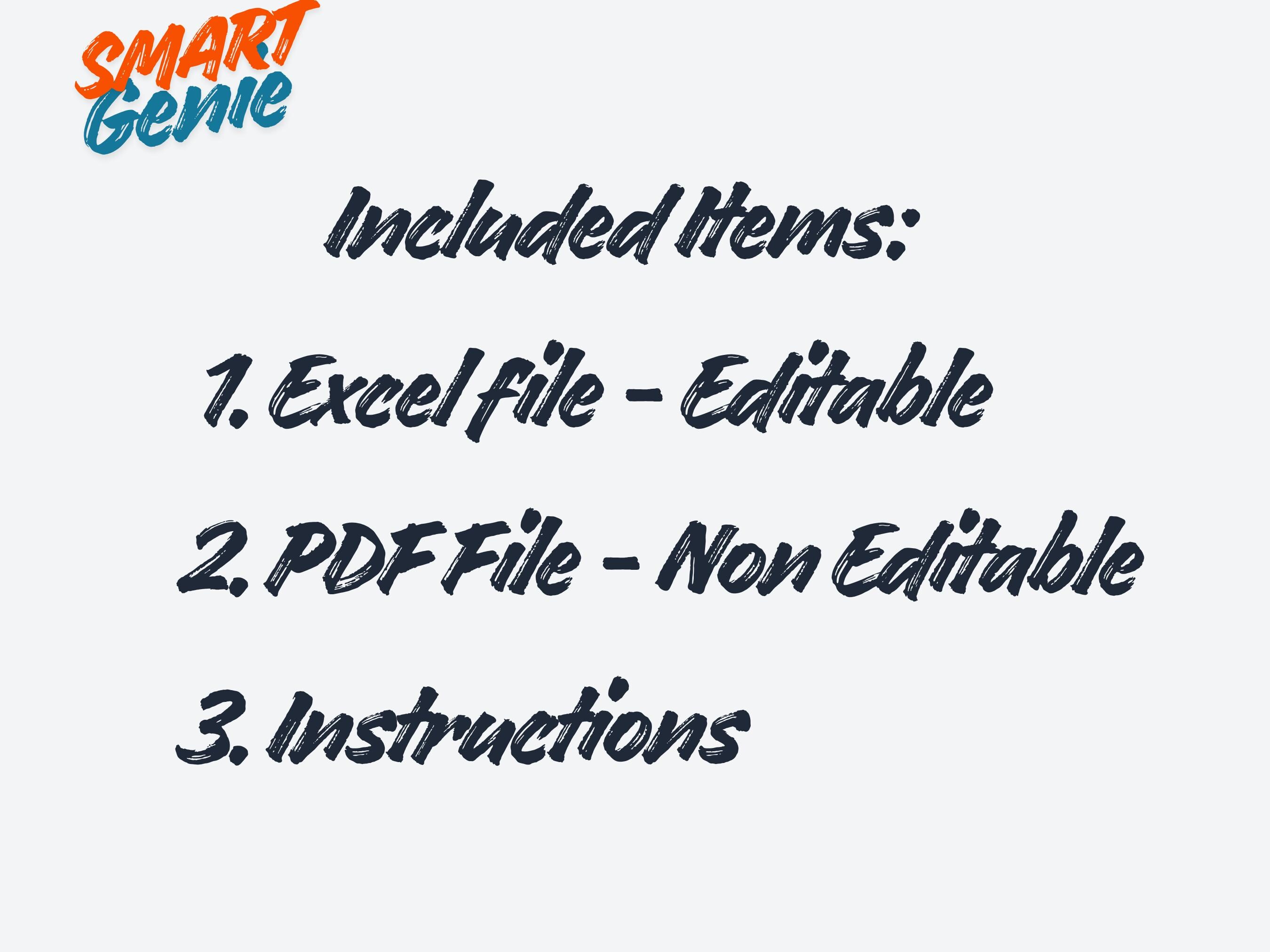 Employee Weekly Timesheet — Printable & Editable Excel Template - Etsy
