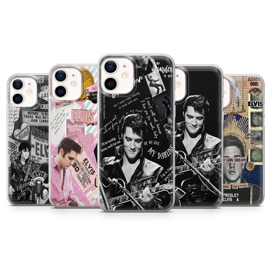 Elvis Presley Phone Case Music Aesthetic Cover for iPhone 17pro, 16, 15 ...