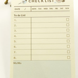 Check List - Journaling Spot - Sticky Note - 60 Sheets - Etsy