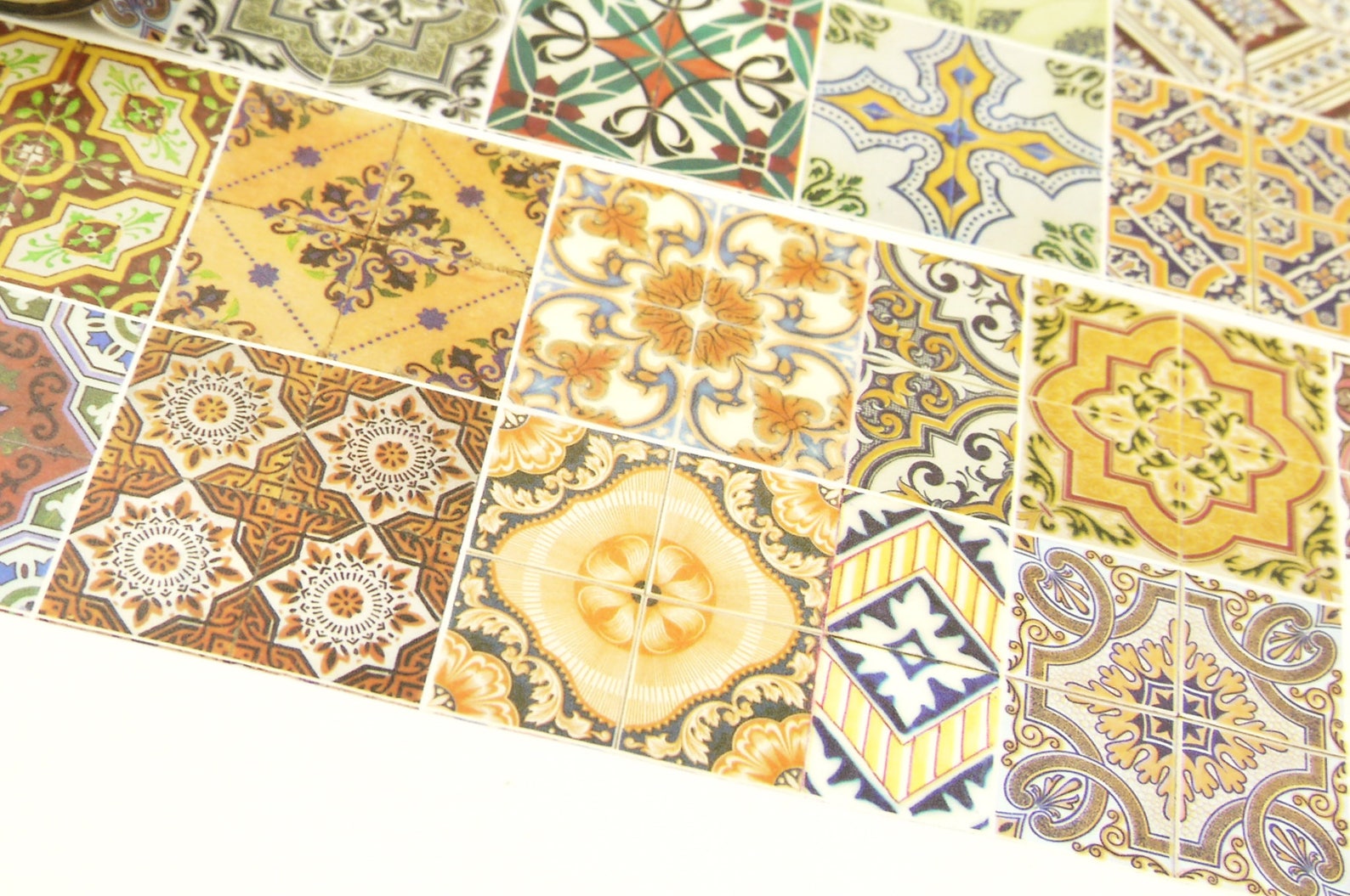 Ceramic Tiles - Japanese Washi Masking Tape - 90mm Wide - 5.5 Yard - No ...