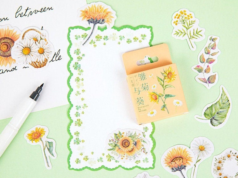 Adoration Paper Seal Sticker Set 45 Pcs | Etsy