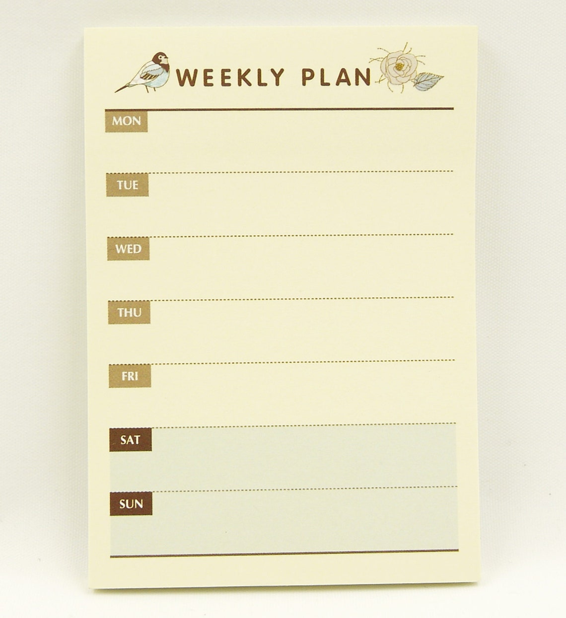 Weekly Plan Journaling Spot Sticky Note 60 Sheets - Etsy