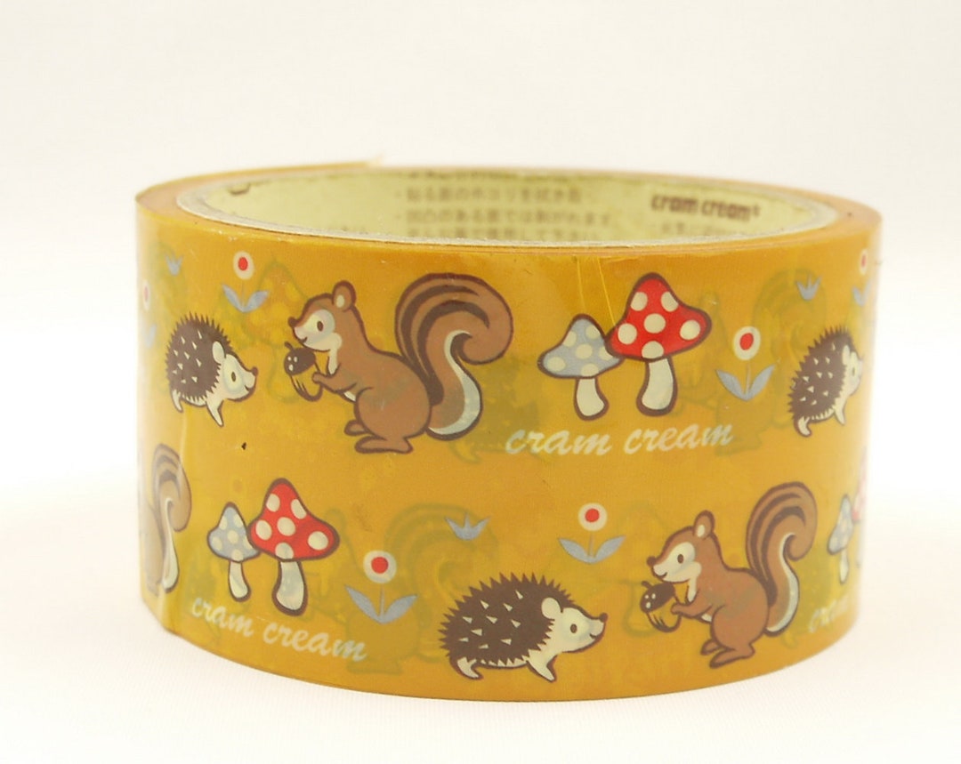 Translucent Wide Sticker Tape Squirrel & Hedgehog 48mm Wide 27 Yard - Etsy