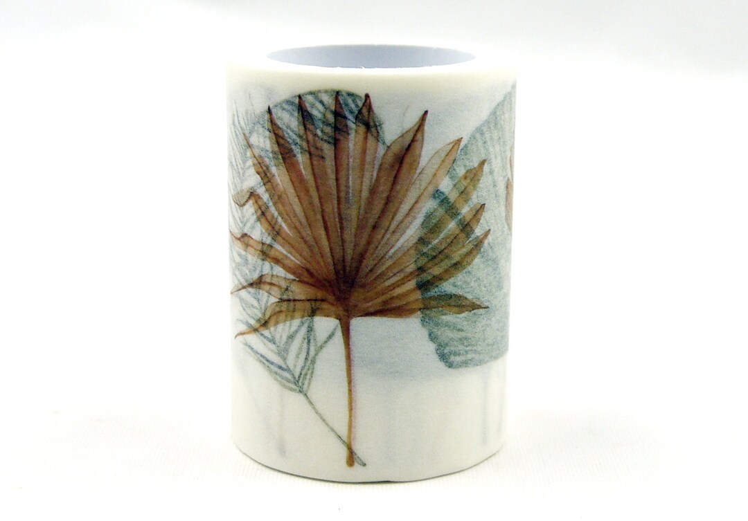 Palm Leaves - Japanese Washi Masking Tape - 50mm Wide - 3.3 Yard - Etsy