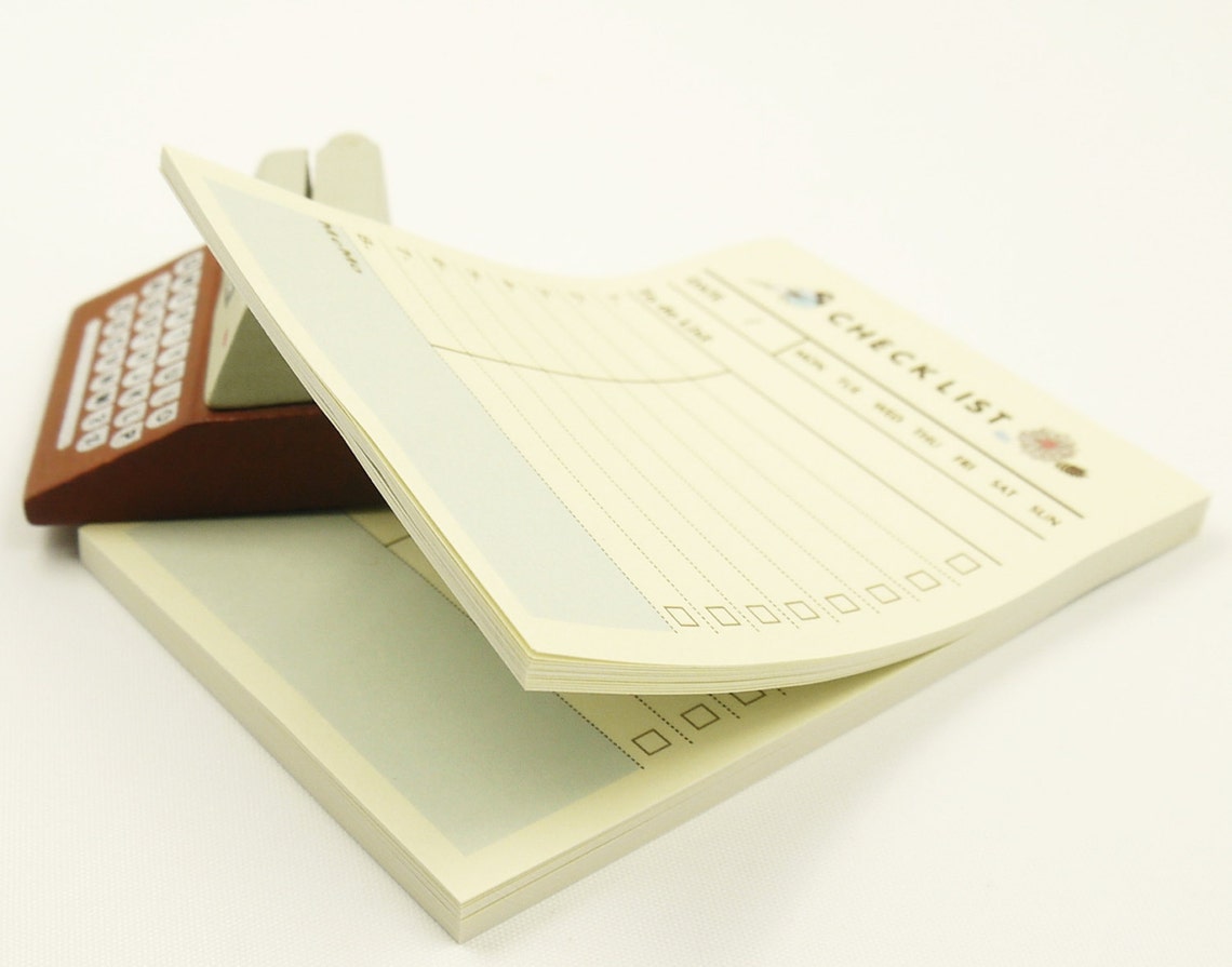 Check List Journaling Spot Sticky Note 60 Sheets - Etsy