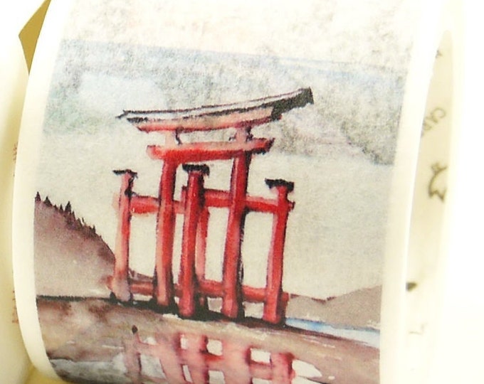 Nippon Japanese Washi Sticker Tape 40mm Wide 7.6 Yards - Etsy