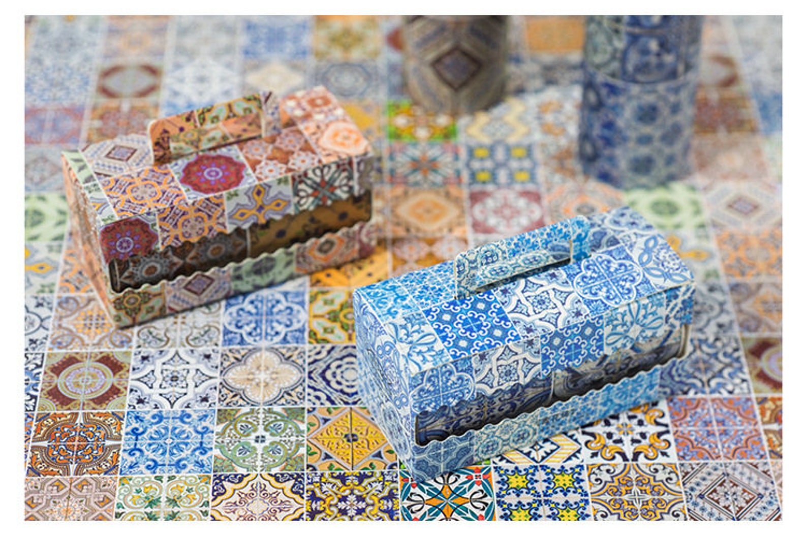 Ceramic Tiles - Japanese Washi Masking Tape - 90mm Wide - 5.5 Yard - No ...