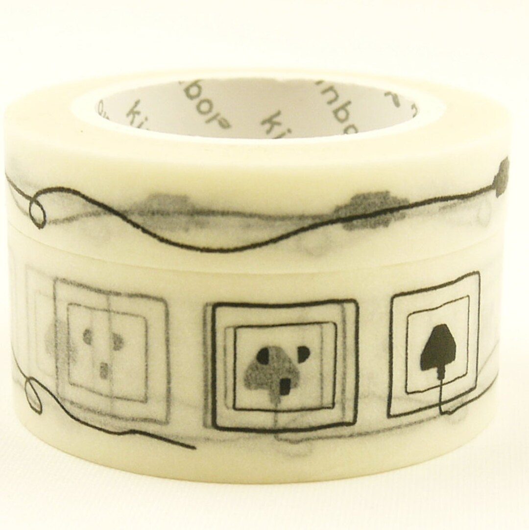 Electricity - Japanese Washi Masking Tape Set - 2 Rolls - 11 Yard - Etsy
