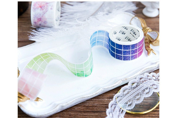 Color Palette Japanese Washi Masking Tape 25mm wide 5.5 | Etsy