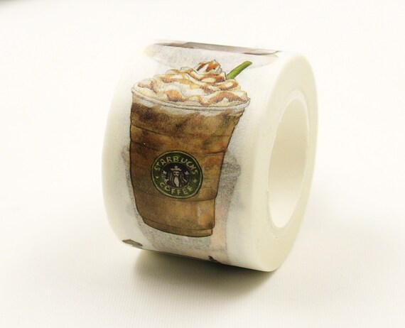 Scrapbooking 30mm X 7M Starbucks Coffee Washi Tape Craft Supplies ...