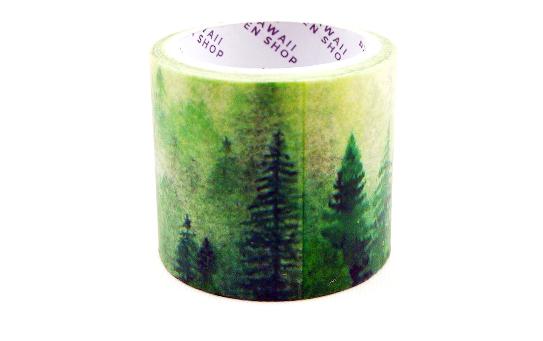 Quiet Forest - Japanese Washi Masking Tape - 30mm Wide - 2.2 Yard - Etsy