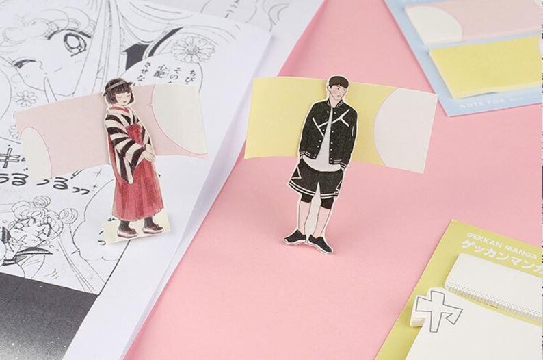 Journaling Spot Set Sticky Notes Manga Speech Bubble 4 | Etsy