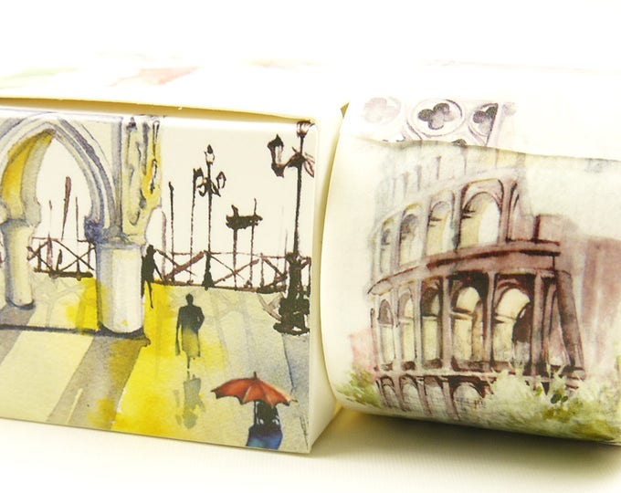 Italy Japanese Washi Sticker Tape 40mm Wide 7.6 Yard - Etsy