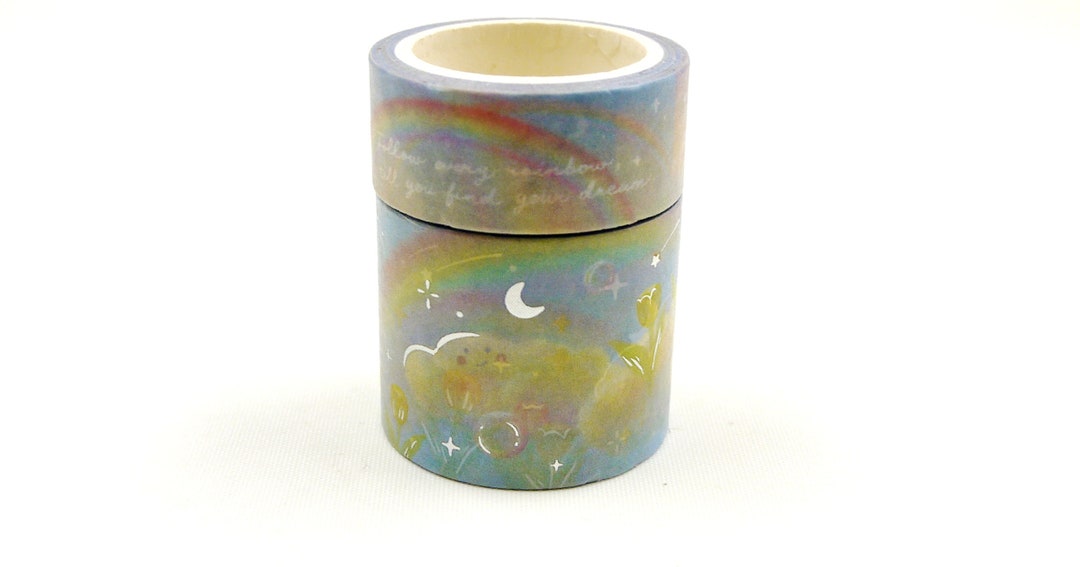 Rainbow 1+1 - Japanese Washi Masking Paper Sticker Tape - 30mm and 15mm ...